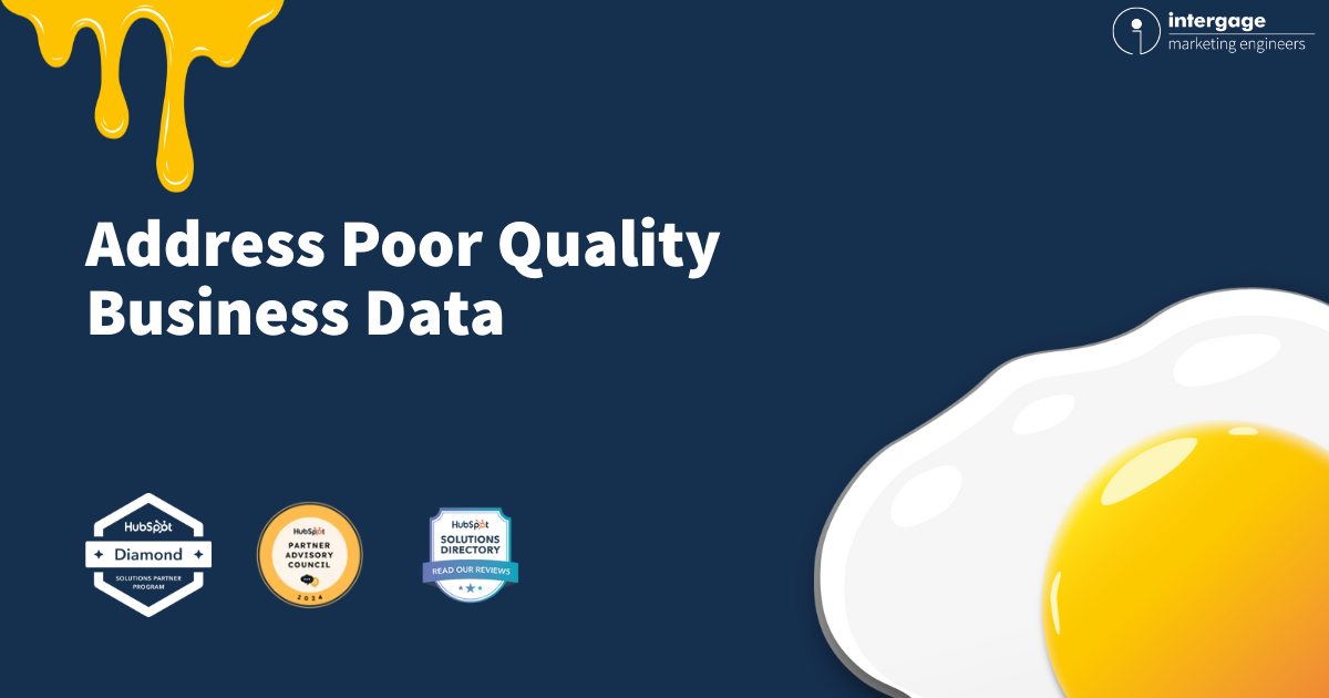 Poor Business Data Cripples Growth | UK HubSpot Diamond Partner